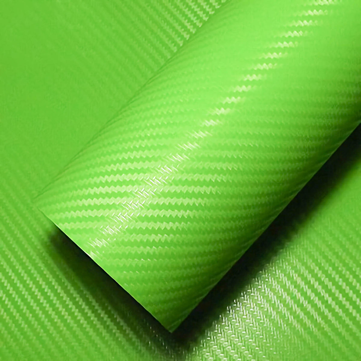 3Dライムグリーン カーボンシート （リアルカーボン調） | カーラッピングフィルム専門店 Ilmondomall（イルモンドモール）